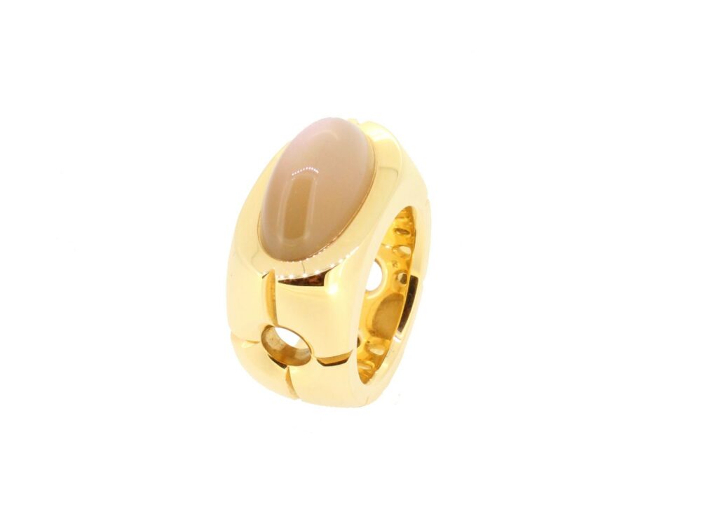 Ring Mondstein 18K Roségold - Galerie Voigt